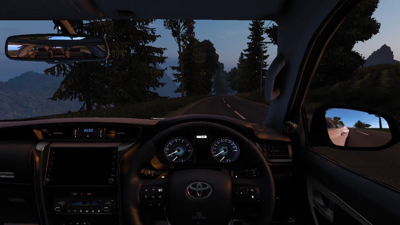 Toyota Fortuner AN160 - ETS2 | Midnight to Dawn Drive in Sumatera Map ...