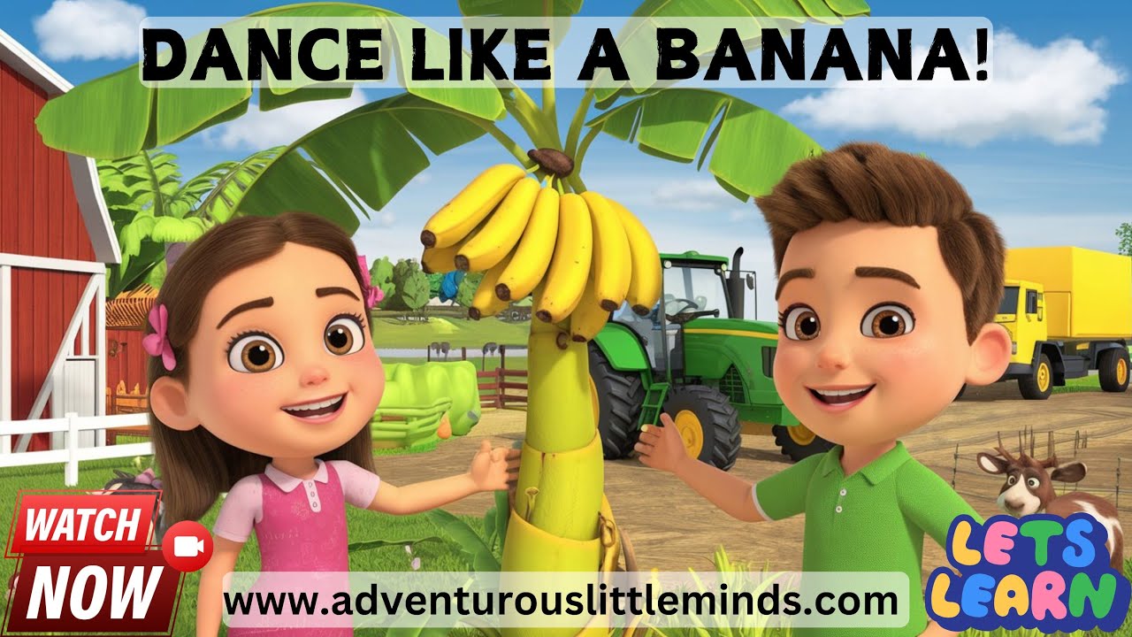 Banana Boogie: A Silly Song | Fun and Wacky Dance for Toddlers ...