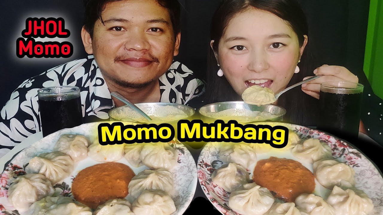 🤤Eating Delicious Chicken Jhol🥟Momo Mukbang|Nepali Mukbang - YouTube