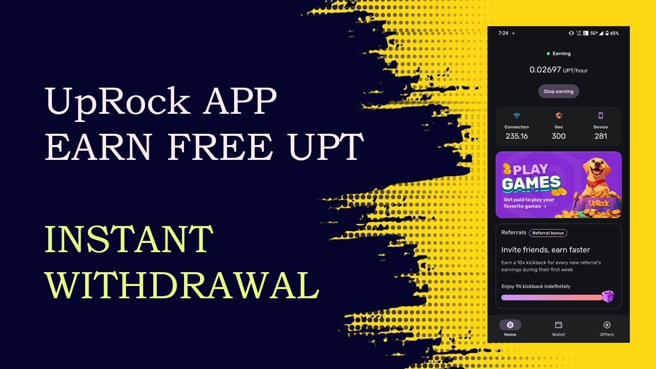 [Active] UpRock - DePin App / Bandwidth Sharing - Earn Free UPT Token ...