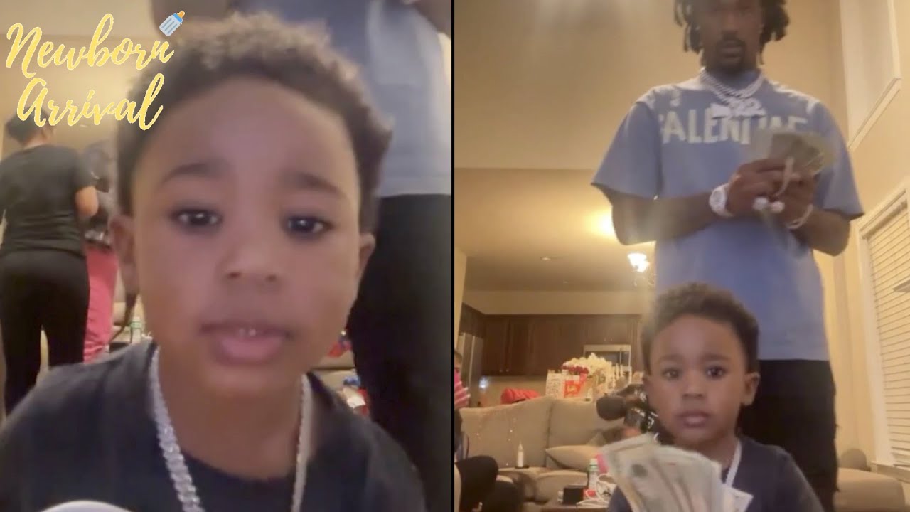 Hunxho Teaches His Son Xhosen How To Flex For The Gram! 💵 - YouTube