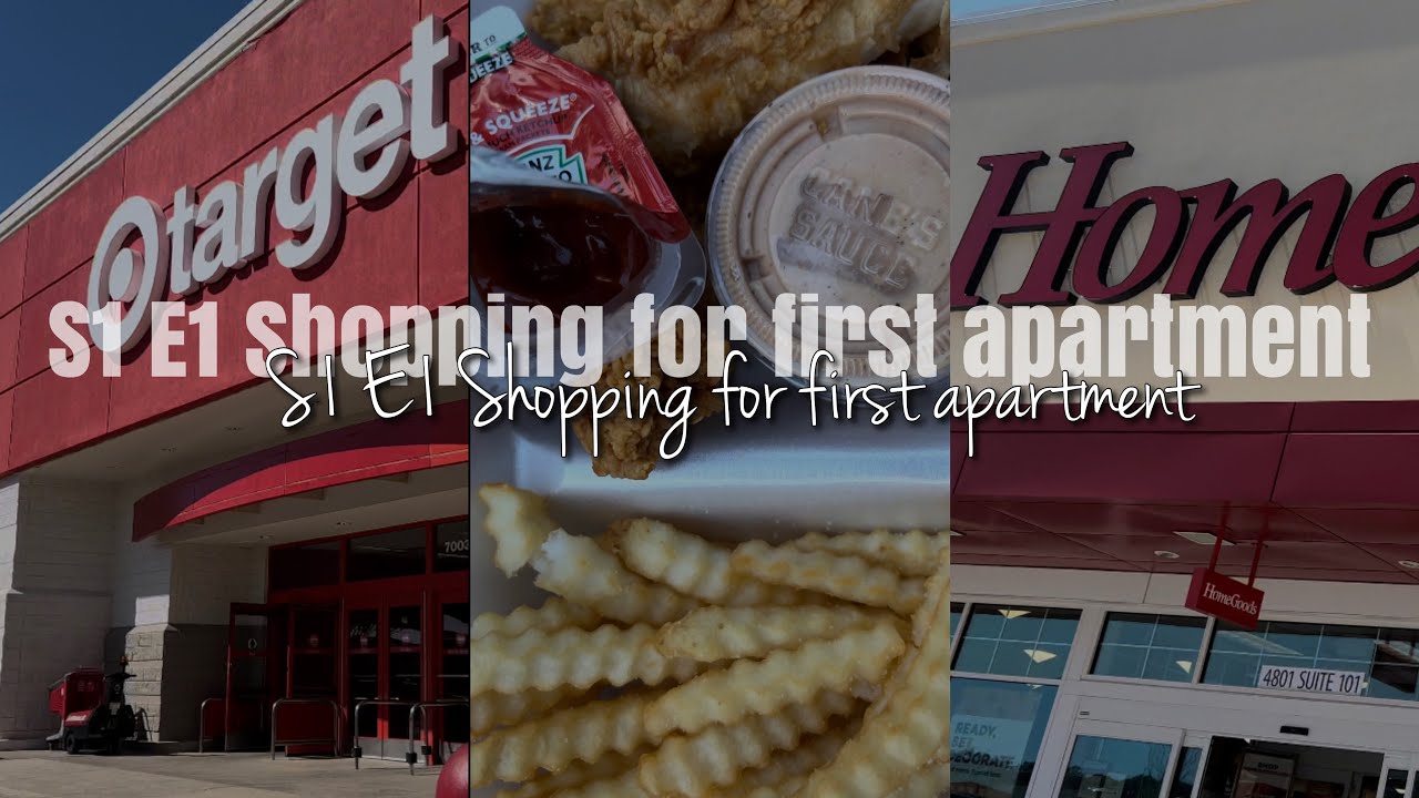 S1 E1 || SHOPPING FOR FIRST APARTMENT AT 18 - YouTube