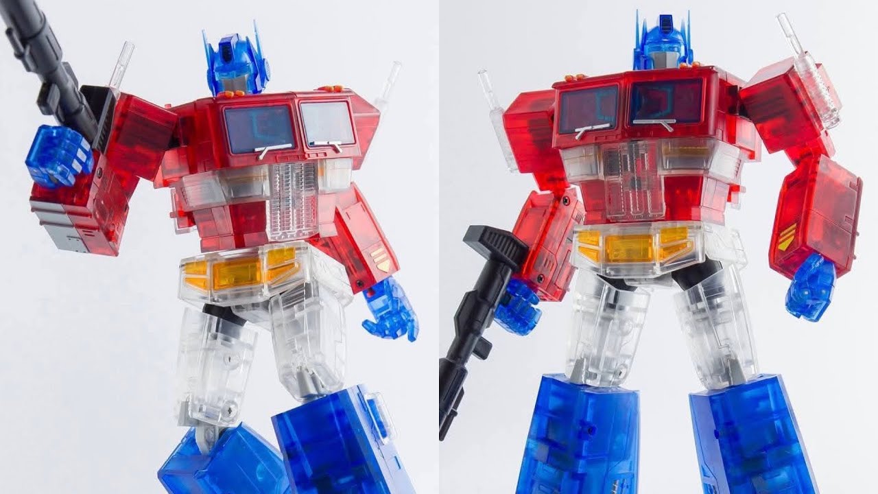 New Transformers Optimus Prime clear version figure Magic Square Toys ...