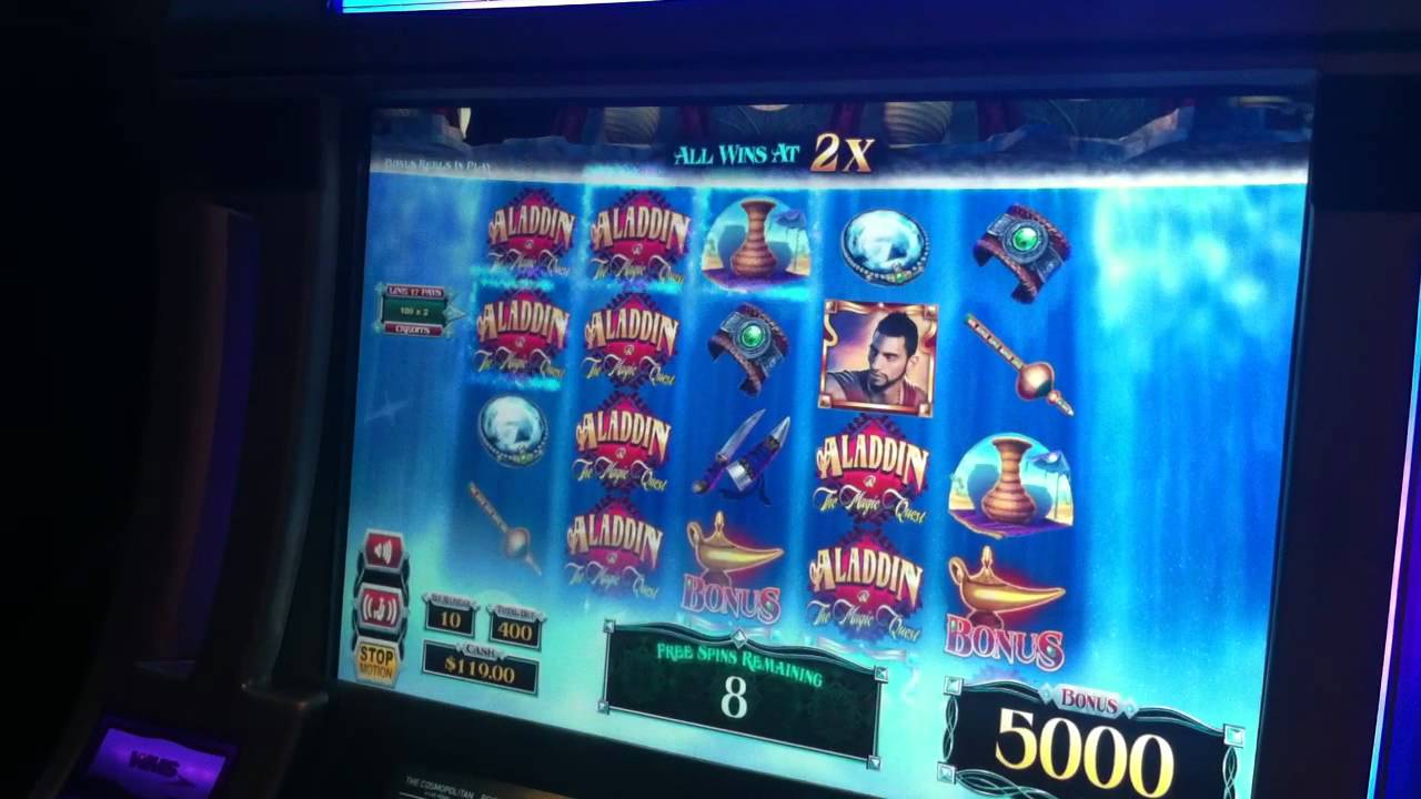 Aladdin and the Magic Quest Slot Machine Bonus - Mystical Free Spins ...