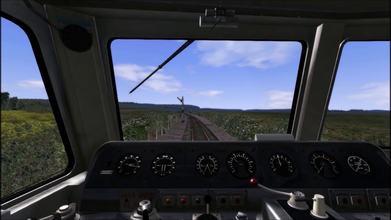class 47 cab ride sheringham - holt - YouTube