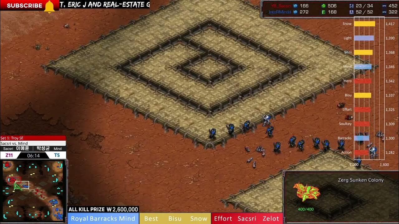 KCM 2024 S2 W5 Set 1 Sacsri vs Mind ZvT @ Troy SE | Starcraft Commentary - YouTube