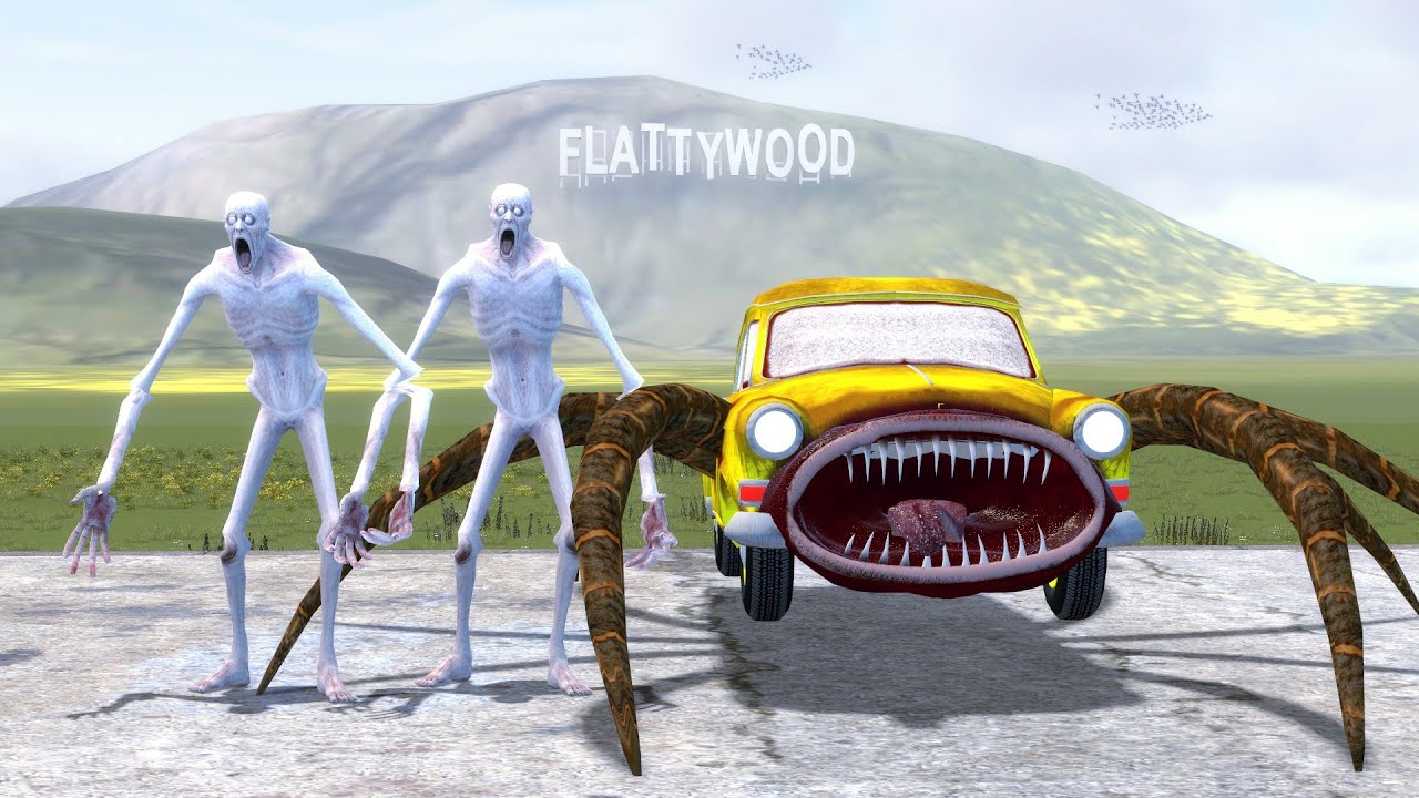 SCP-096:SL VS CAR EATER!! Garrys Mod Sandbox - YouTube