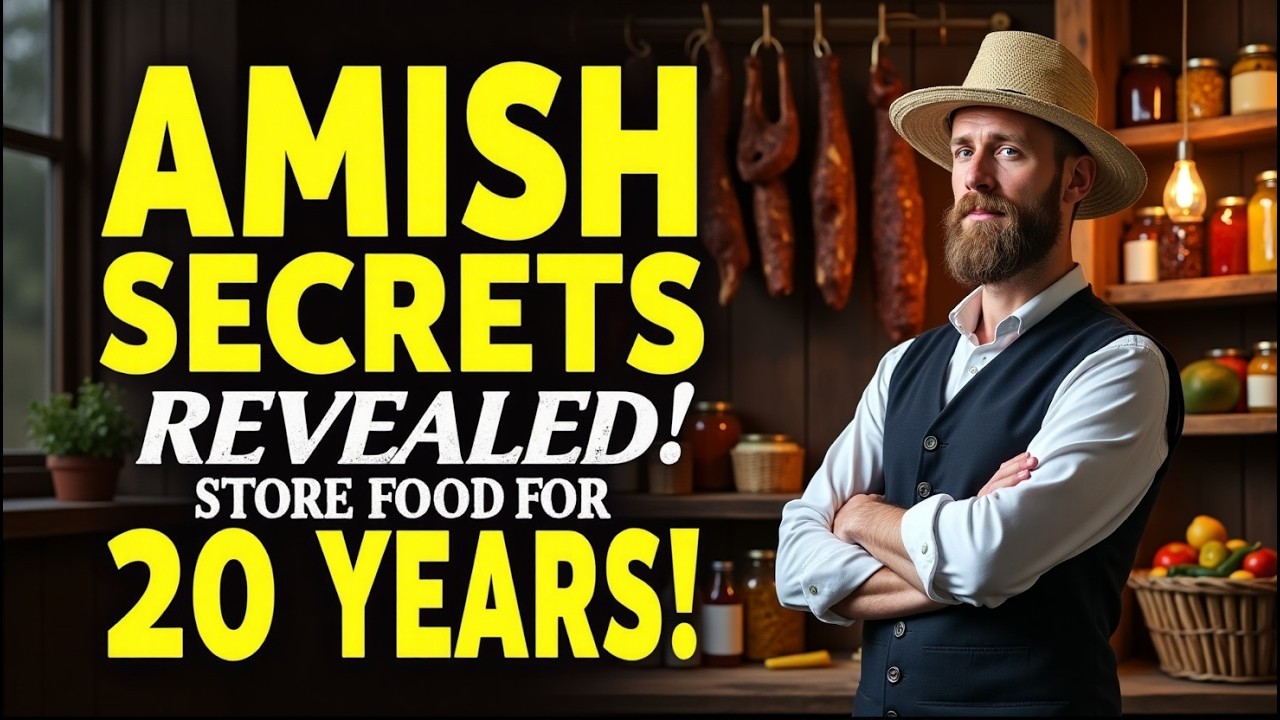 How the Amish Store Food for 20 Years WITHOUT Refrigeration! (Their ...