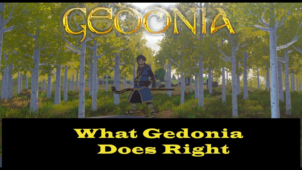 What Gedonia Does Right - YouTube