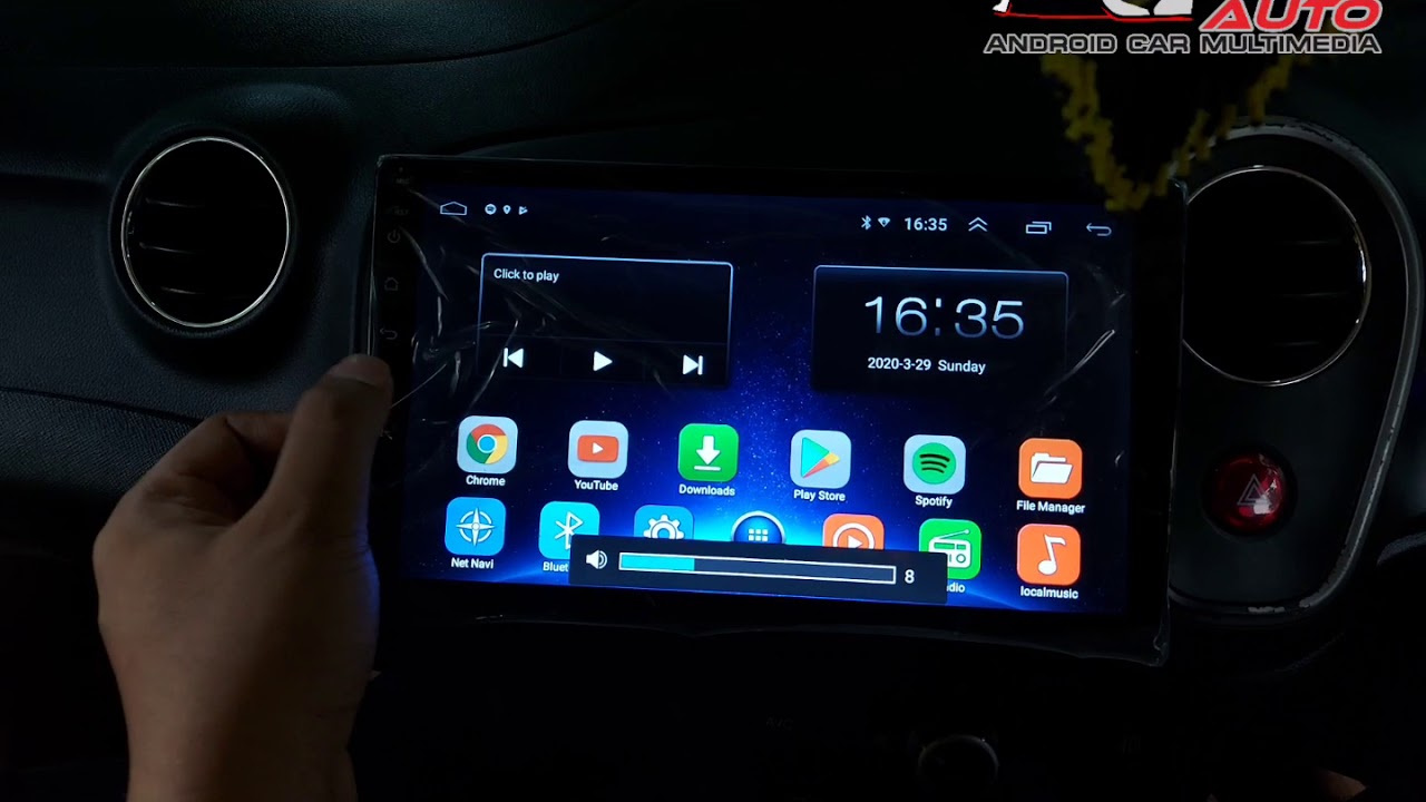 Mobilio head unit tape mobil android 10in wifi plug in play - YouTube
