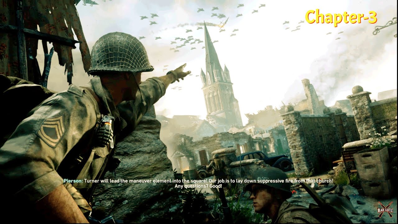 Capturing Marigny to Open a gateway to Paris||Call of Duty: WW2 ...