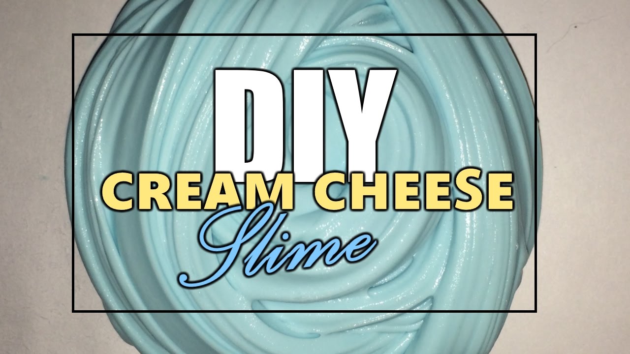 DIY Cream Cheese Slime Tutorial! - YouTube