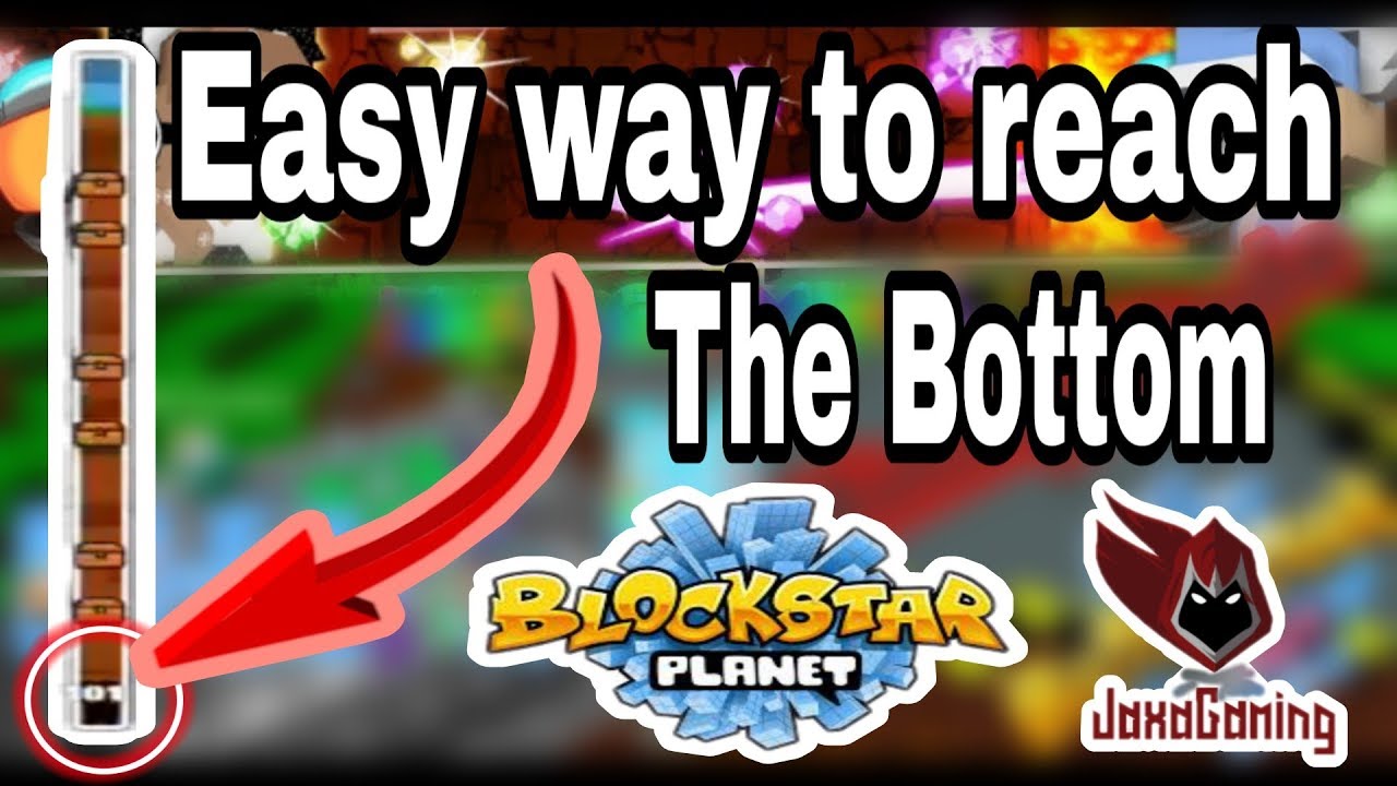 Blockstarplanet- Mining Mode Fast way to reach 111 deep - YouTube