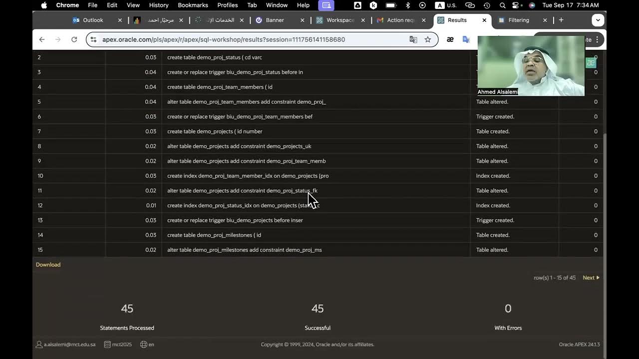 Getting Started with Oracle Application Express LAb01 - YouTube