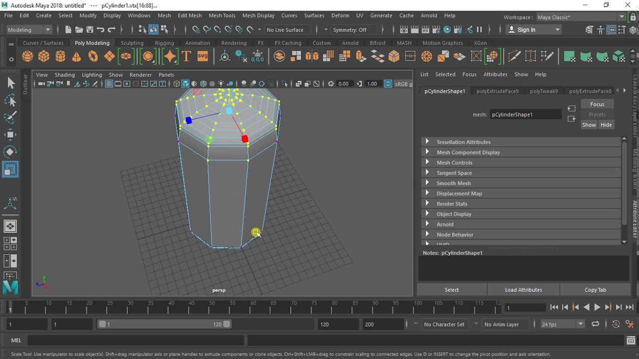 HOW TO MAKE A 3D GAS CYLINDER IN MAYA 2018 - YouTube