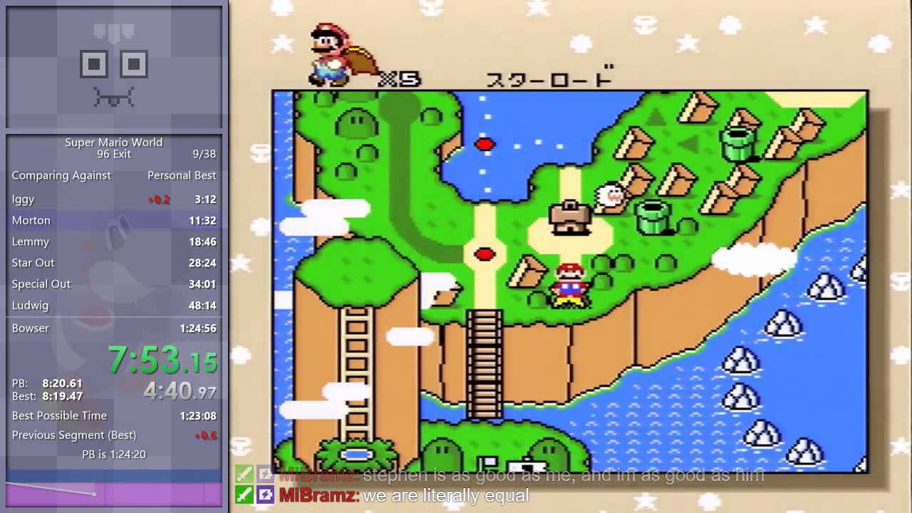Super Mario World: 96 exit in 1:24:02 - YouTube
