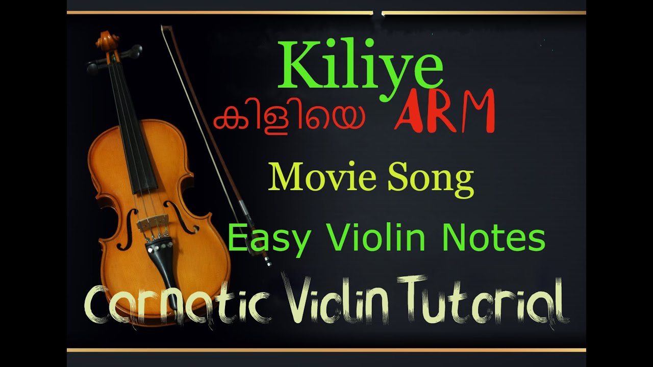 Kiliye ARM Movie Song#violintutorial #violinotes #violinshorts # ...
