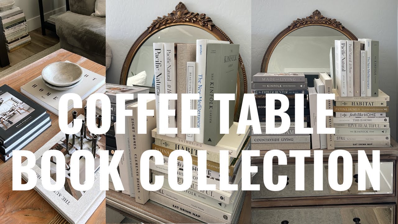 Coffee Table Book Collection, Coffee Table Decor, Home Decor Book ...
