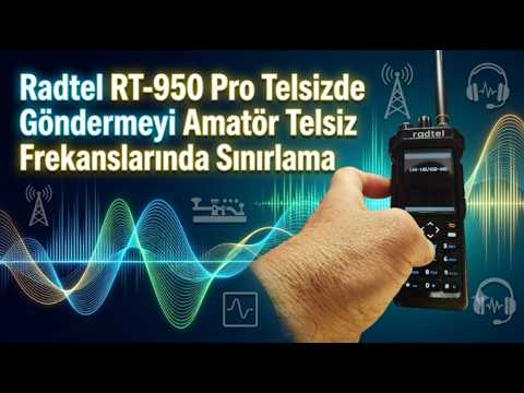 Radtel RT 950 Pro Amatör Telsizde TX Sınırlama