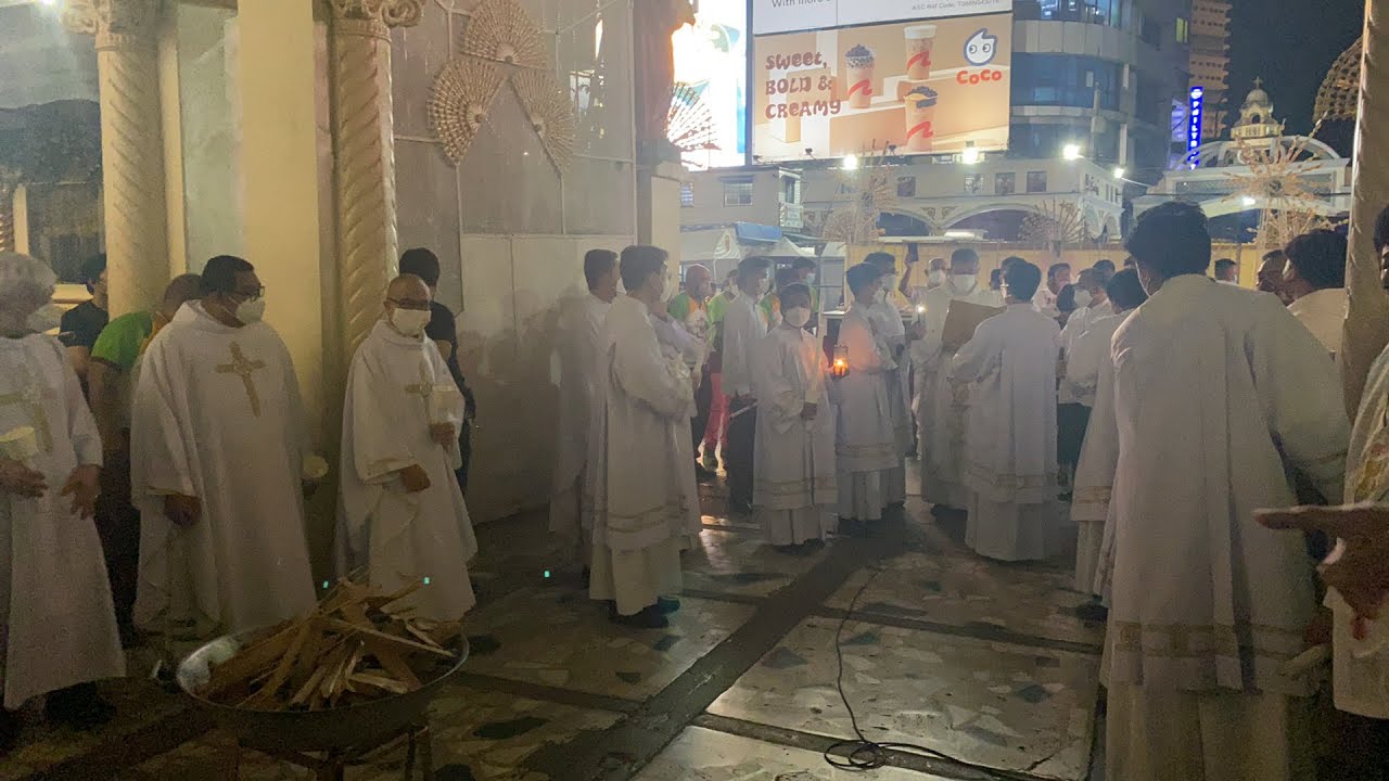 VIGIL MASS PAGSISIMULA| PAGSISILAB | Quiapo Church Holy Week 2022 - YouTube