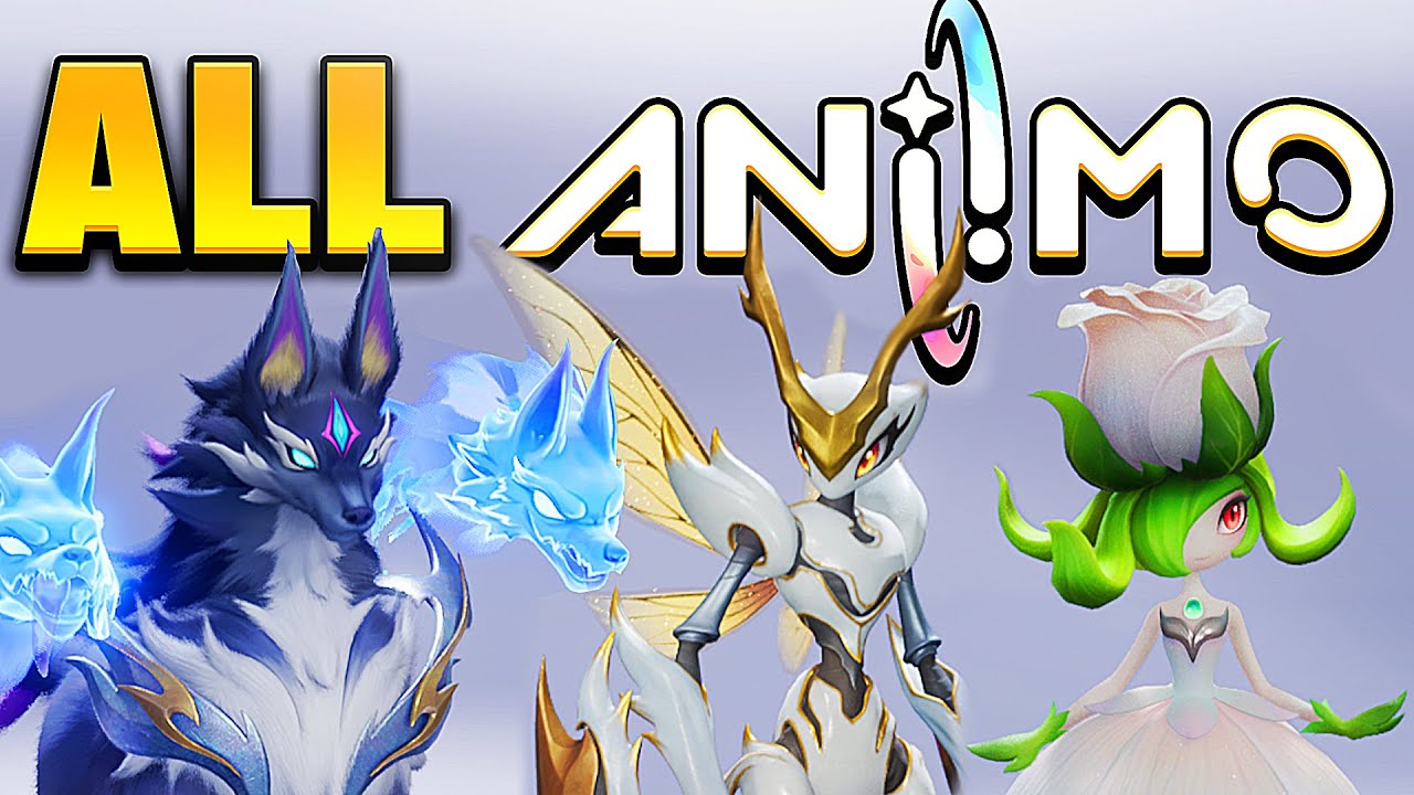 ALL 88 ANIIMO And Their Evolutions & Variants - YouTube