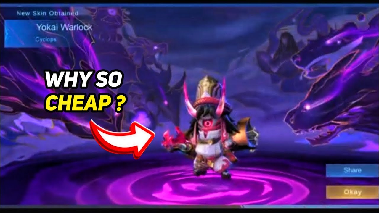 DRAW CYCLOPS COLLECTOR YOKAI WARLOCK SKIN AT 50% OFF || GUIDE FOR CYCLOPS COLLECTOR SKIN MLBB ...