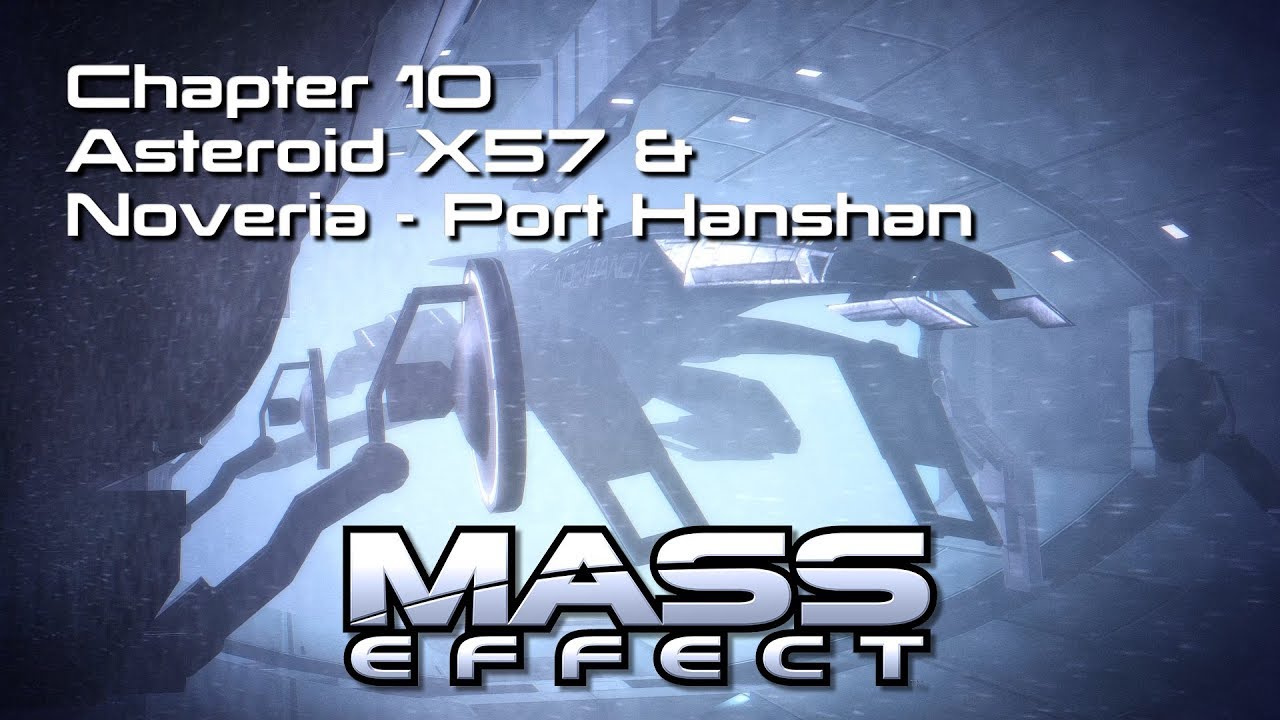 Mass Effect 1 Episode 10 Asteroid X57 & Noveria Port Hanshan (Cinematic ...