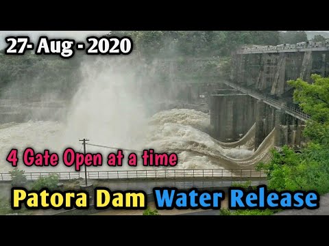 Patora Dam water release 4 Gate Open at a time || Patora Dam Nuapada ...