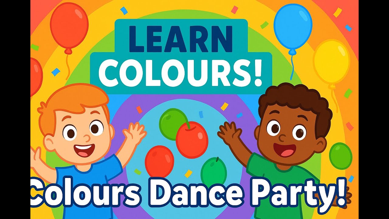Color Dance Party - Learn Colors with Fun Songs for Kids - YouTube