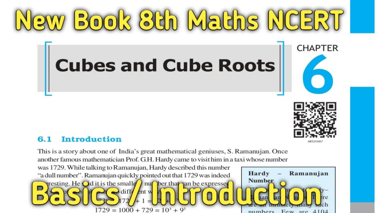 Chapter 6 - Cubes and Cube Roots - Introduction || Class 8 Maths NCERT ...