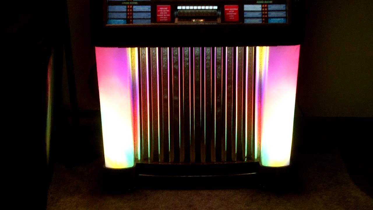 1952 Seeburg C jukebox - YouTube