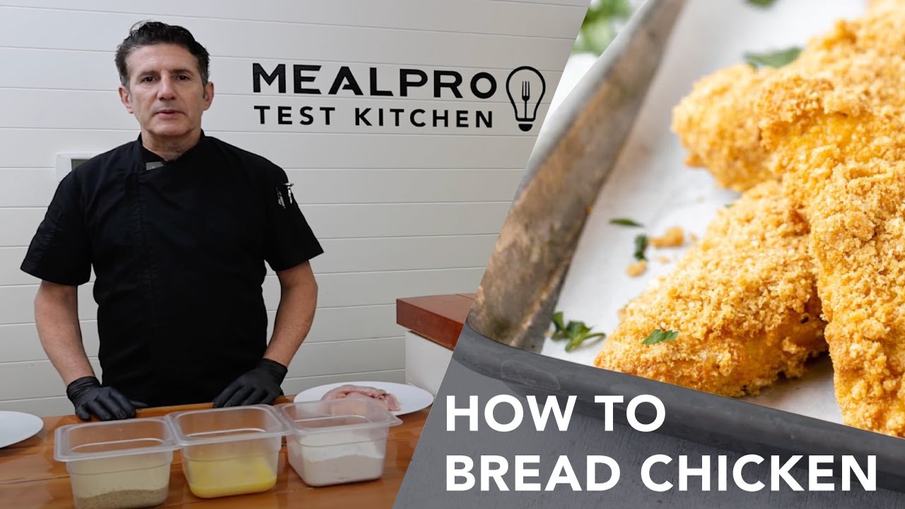 How to Bread Chicken | Standard Breading Procedure - YouTube