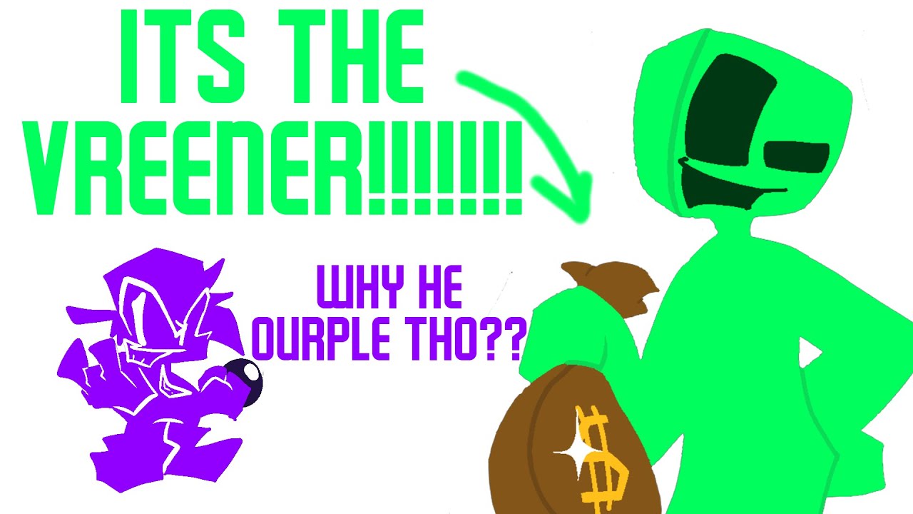 Friday Night Funkin' Mod Showcase | Vs Vreen Guy (Ourple Guy D-Sides ...