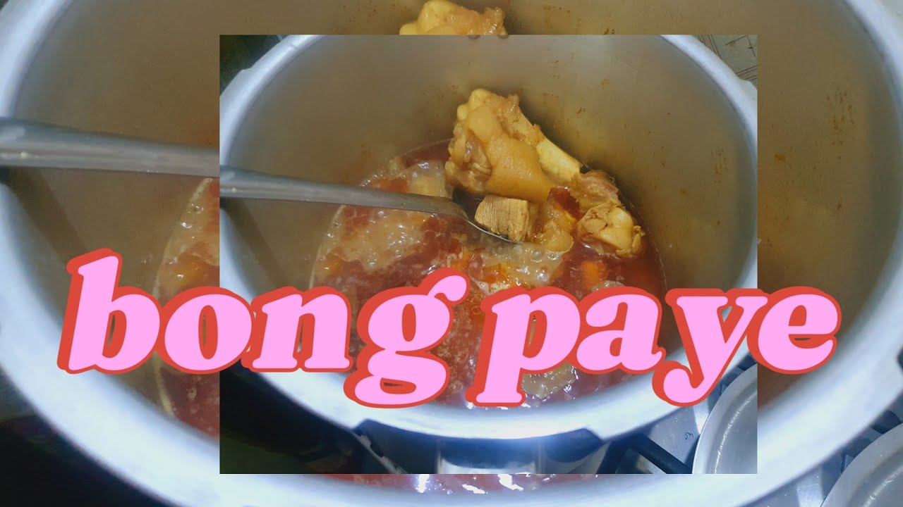 bong paye recipe 😋 - YouTube