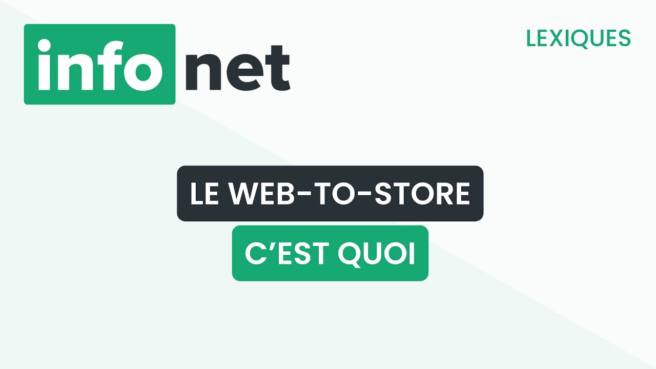 Le web-to-store, c'est quoi ? (définition, aide, lexique, tuto ...