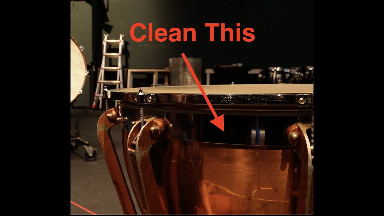 Cleaning Chrome on Percussion Instruments - YouTube