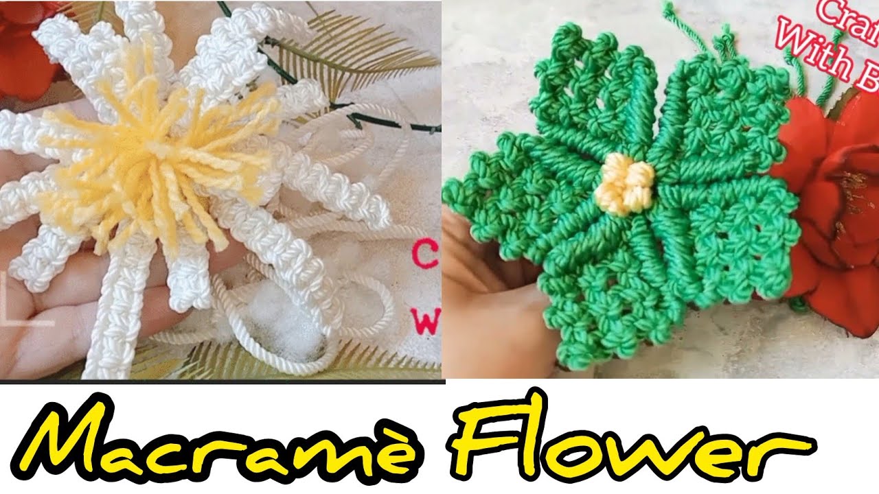 Macramè FLOWER - YouTube