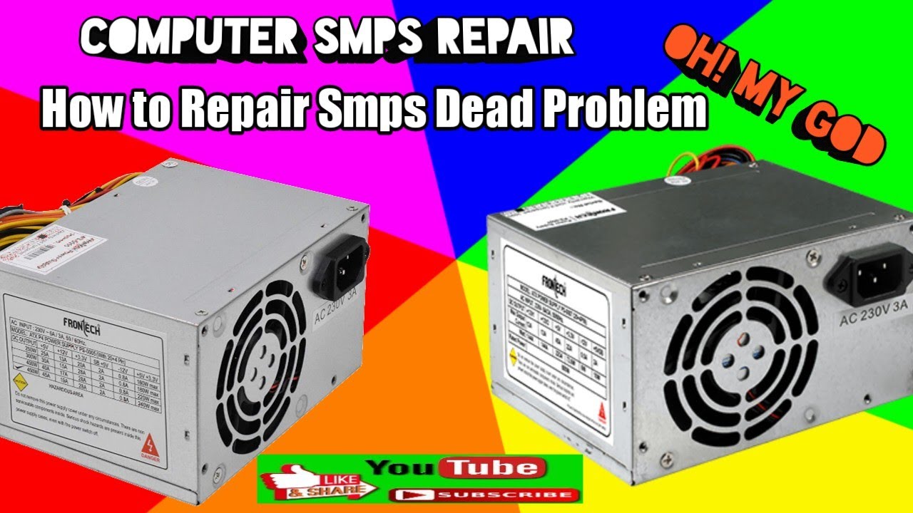 cpu smps repair in हिंदी - YouTube