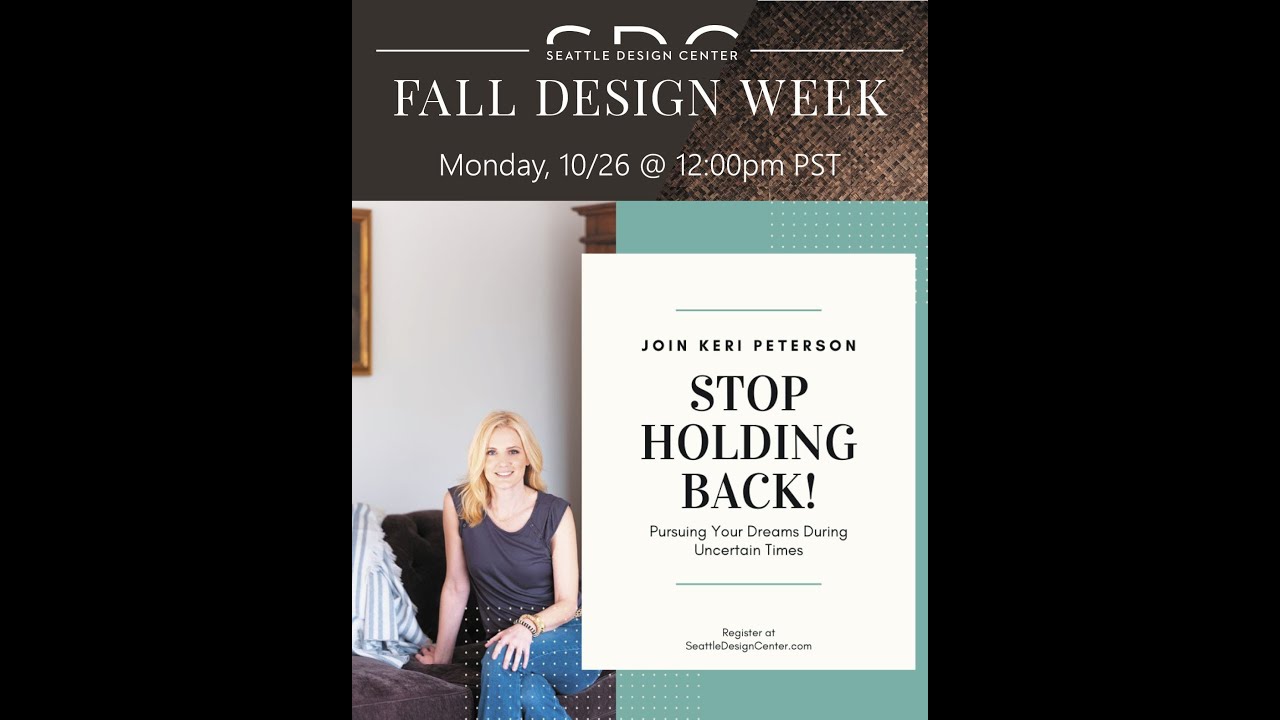 Stop Holding Back // SDC Fall 2020 Design Week - YouTube