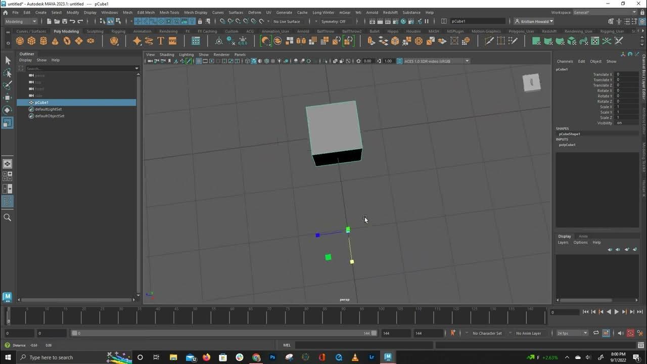 Pivot Points in Maya - YouTube