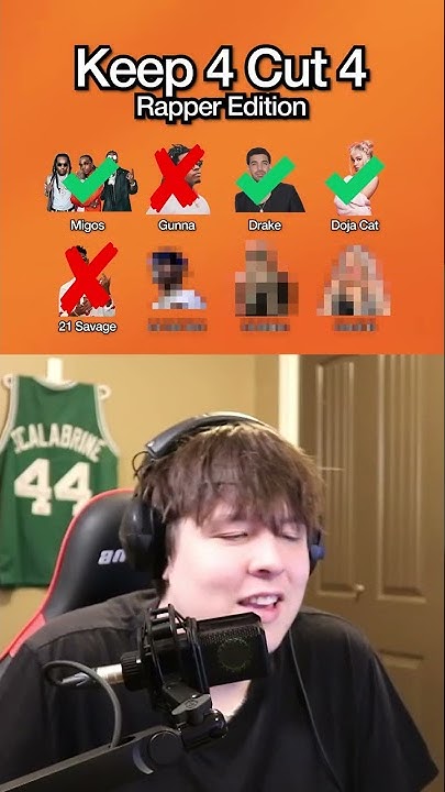 DO YOU think we picked the BEST RAPPERS?!?! (Keep 4 Cut 4) - YouTube