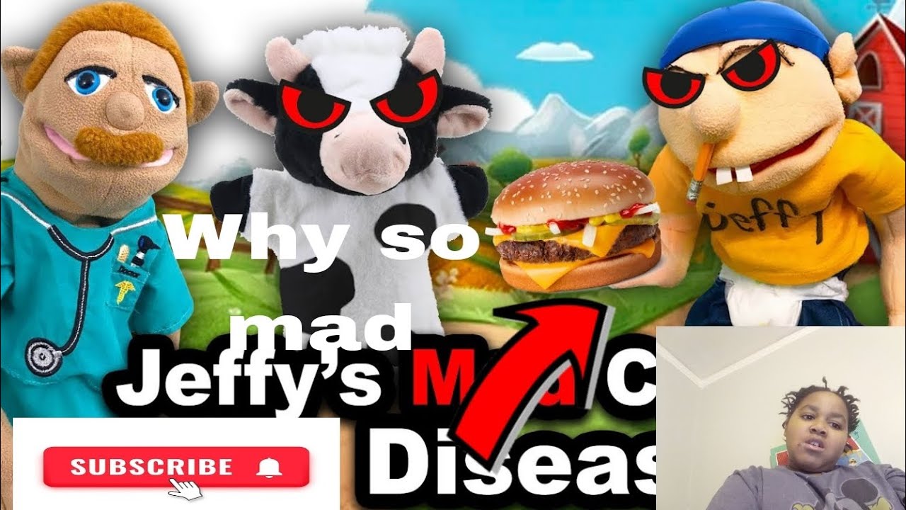 Reacting to jeffy mad cow disease - YouTube