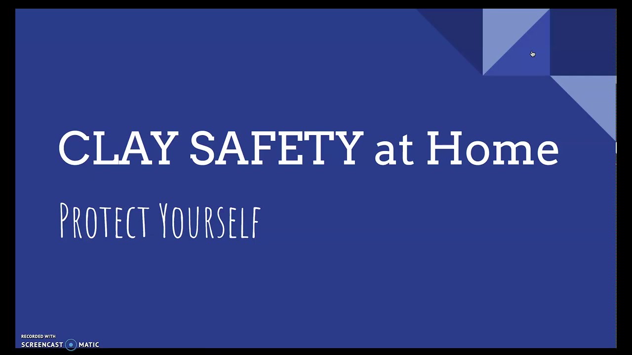 Clay safety at home - YouTube