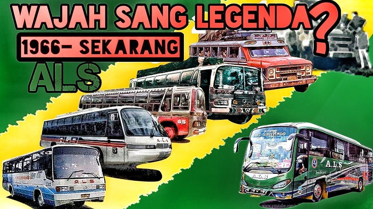 TRANSFORMASI BUS ALS DARI MASA KE MASA - YouTube