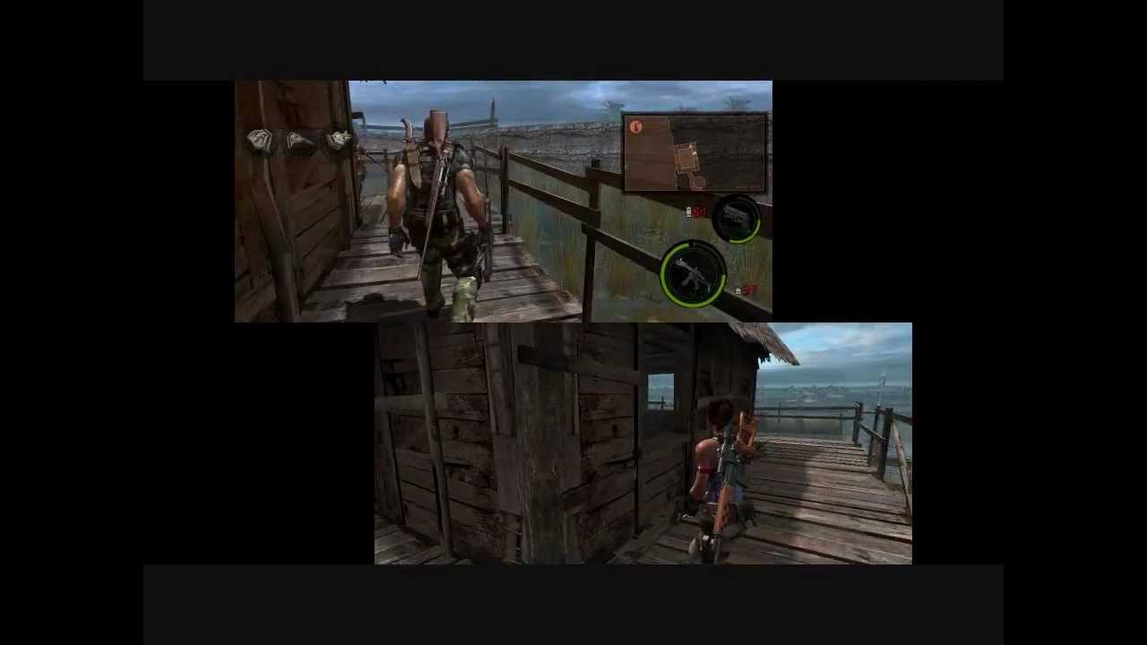 Resident Evil 5 Split Screen Test - YouTube