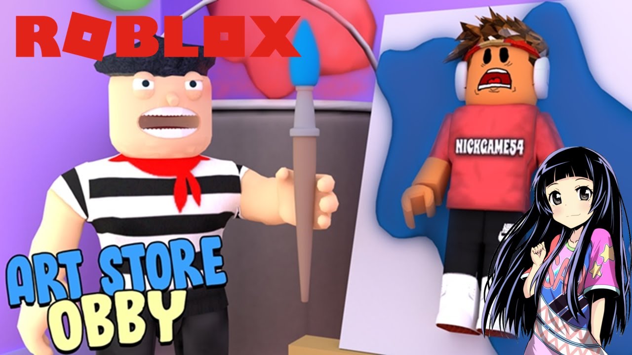 Yui Escape The Art Store [Roblox] - YouTube