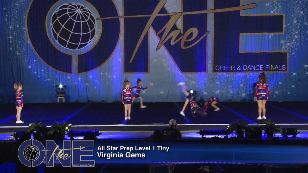 Virginia Gems All Star Prep Level 1 Tiny 2016 THE ONE FINALS - YouTube