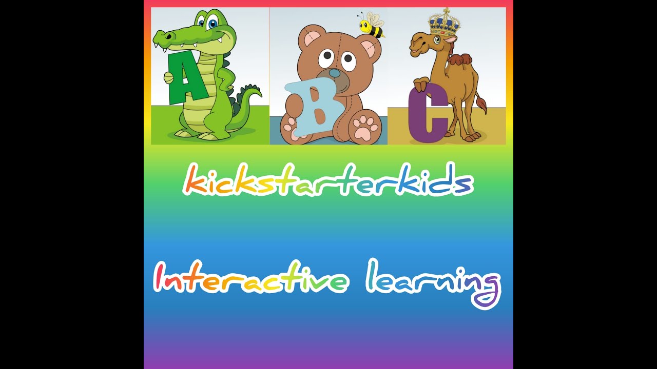 ABC Zoo Alphabet Song: kickstarterkids, interactive learning - YouTube