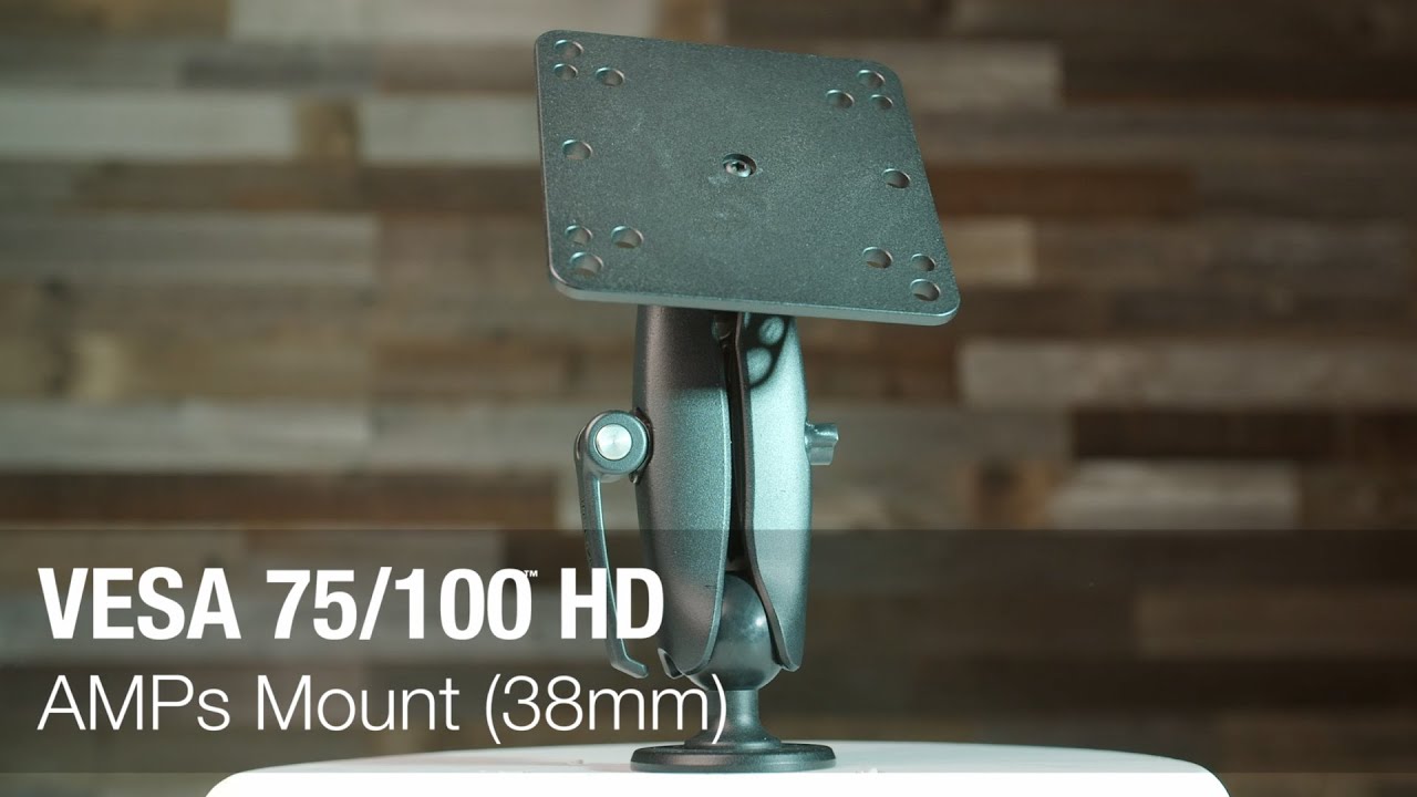 VESA 75/100 HD AMPs Mount (38mm) Product Overview Video - YouTube