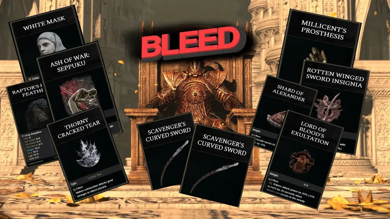 Best Bleed Build in ELDEN RING Against all Bosses - YouTube